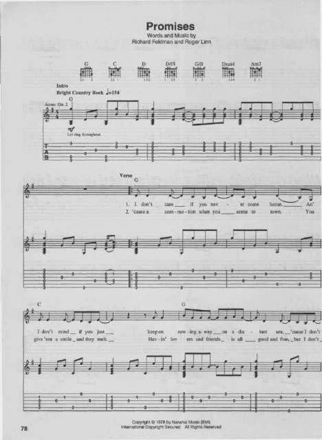 Eric Clapton - Promises | Partituras para Batería