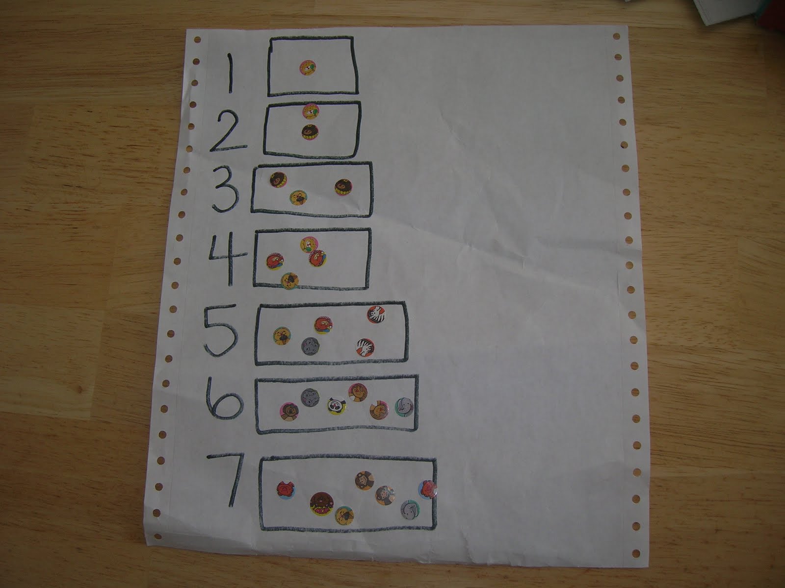 Arts and Crofts: Sticker Counting