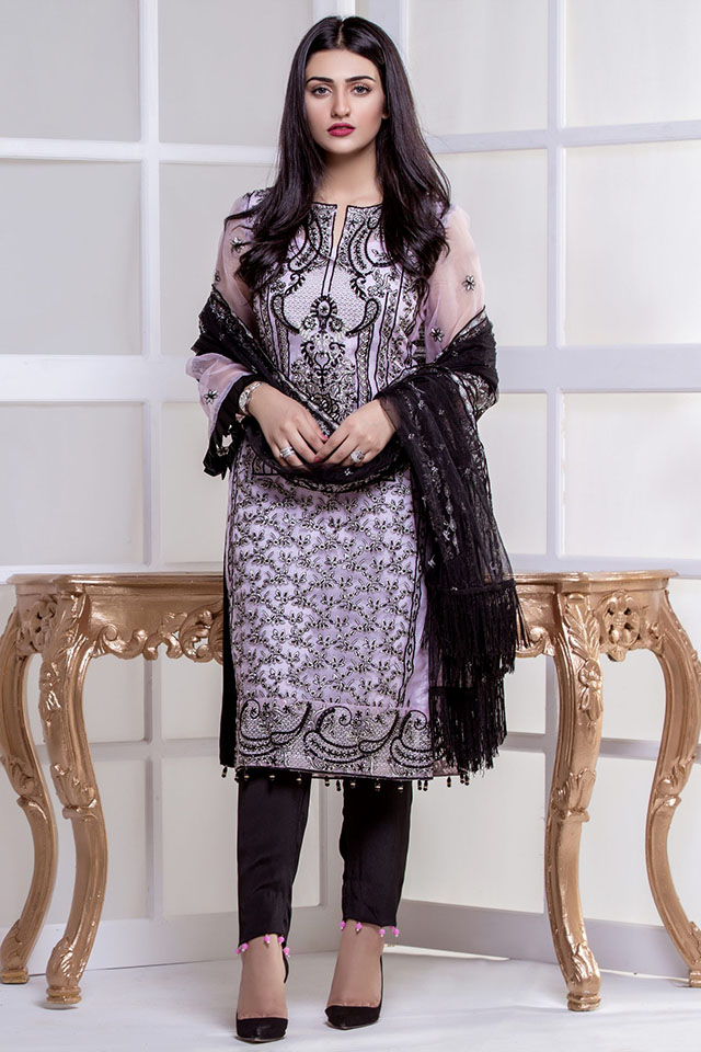 Pakistani Brand ZS Textiles : Launched Chiffon Embroidered collection ...
