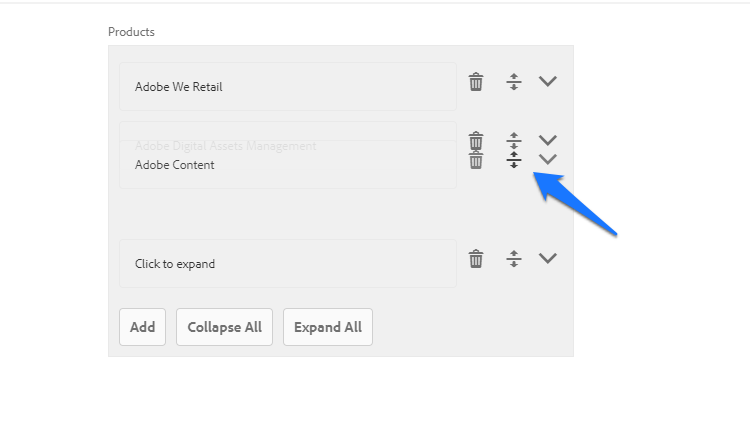 Expand All Collapse All Icons