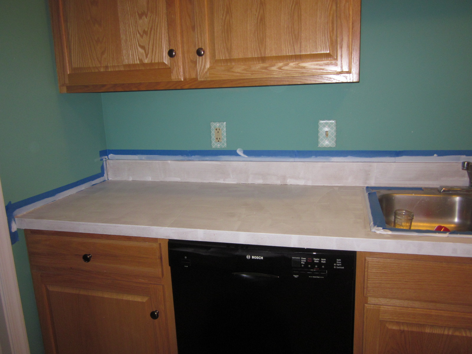 create toots: I painted my kitchen countertops!