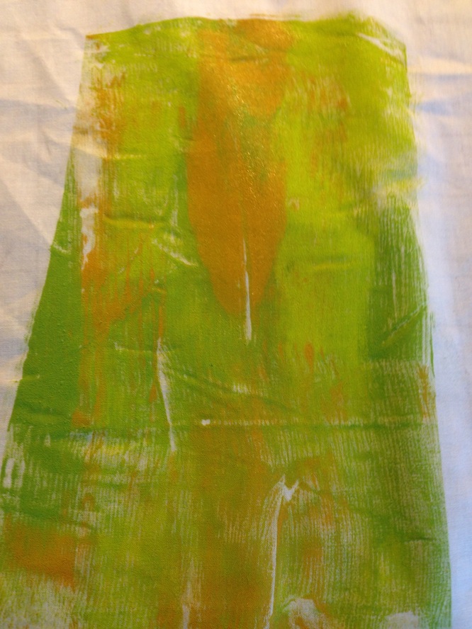 Wen Redmond: and more, Color Block Mono-printing