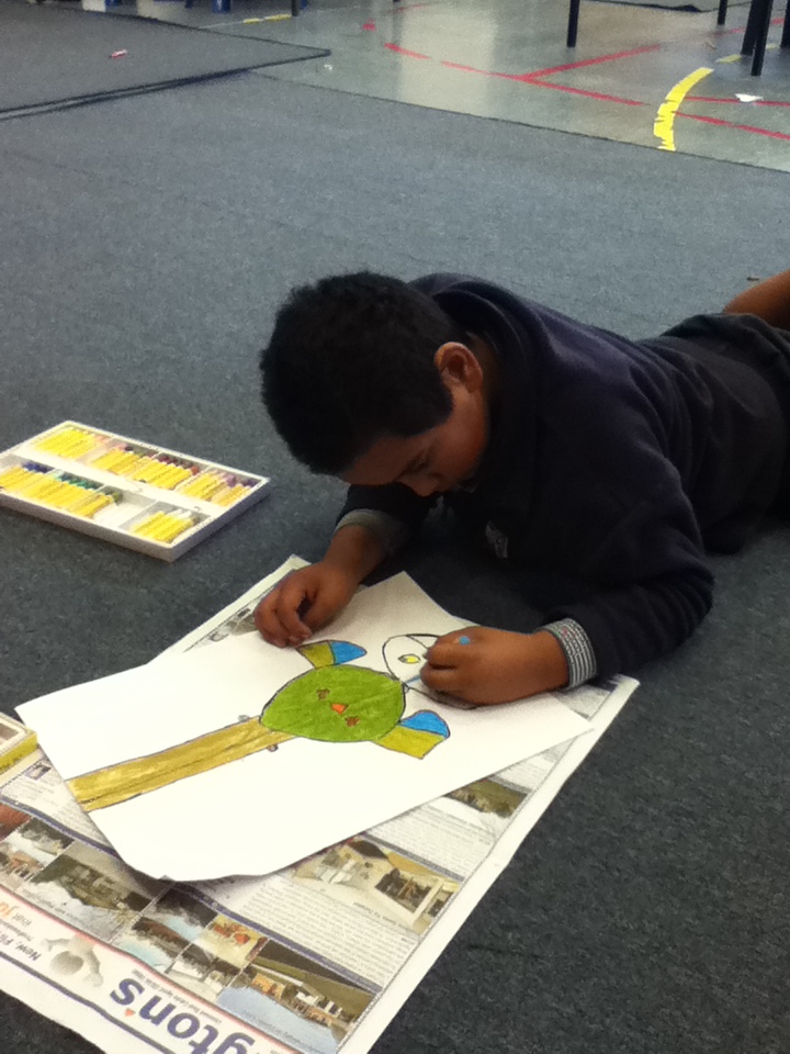 Keeping Up with Room 16: Maths Reflection Art