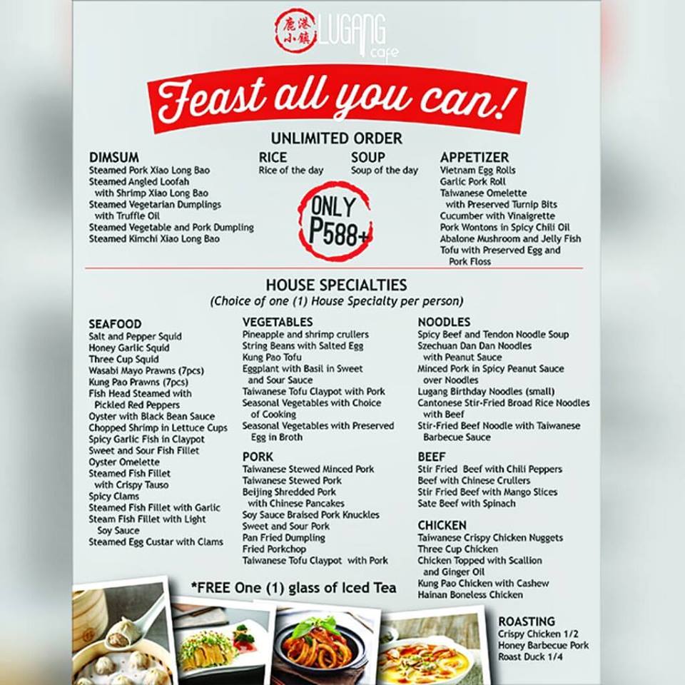 Manila Shopper: Lugang Feast-All-You-Can Promo: May-July 2016