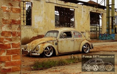 FUSCA 1971: Visual "Rat Look"