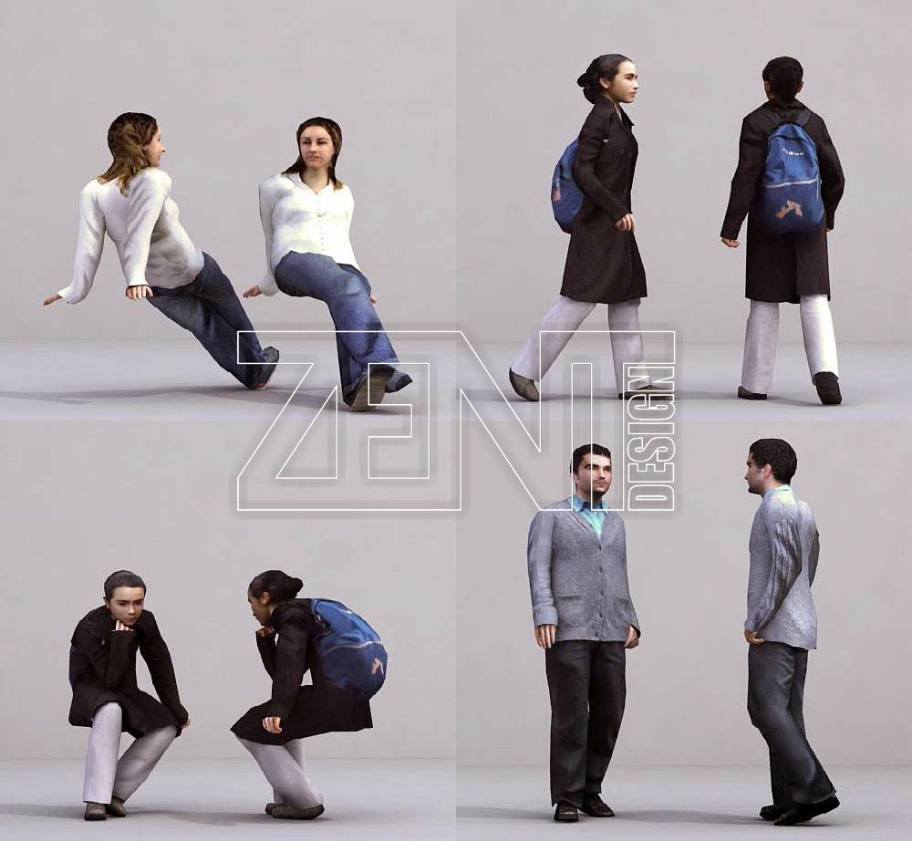 ZENT Design 2D: PEOPLE 3D MAX