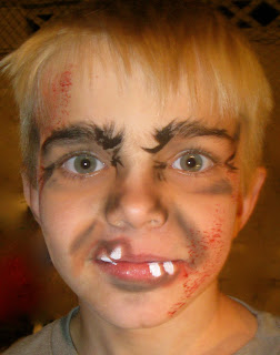 Paula Taylor's Art: Halloween Face painting