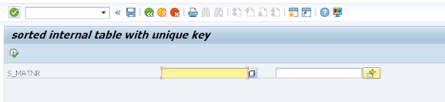 Sap Tech Example For Sorted Internal Table With Non Unique Key
