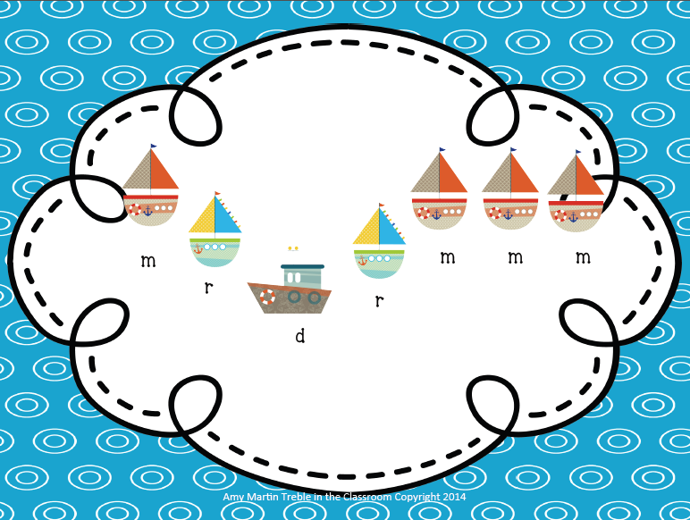 Treble in the Classroom: Mi Re Do and Half Note Combination Activity Sets