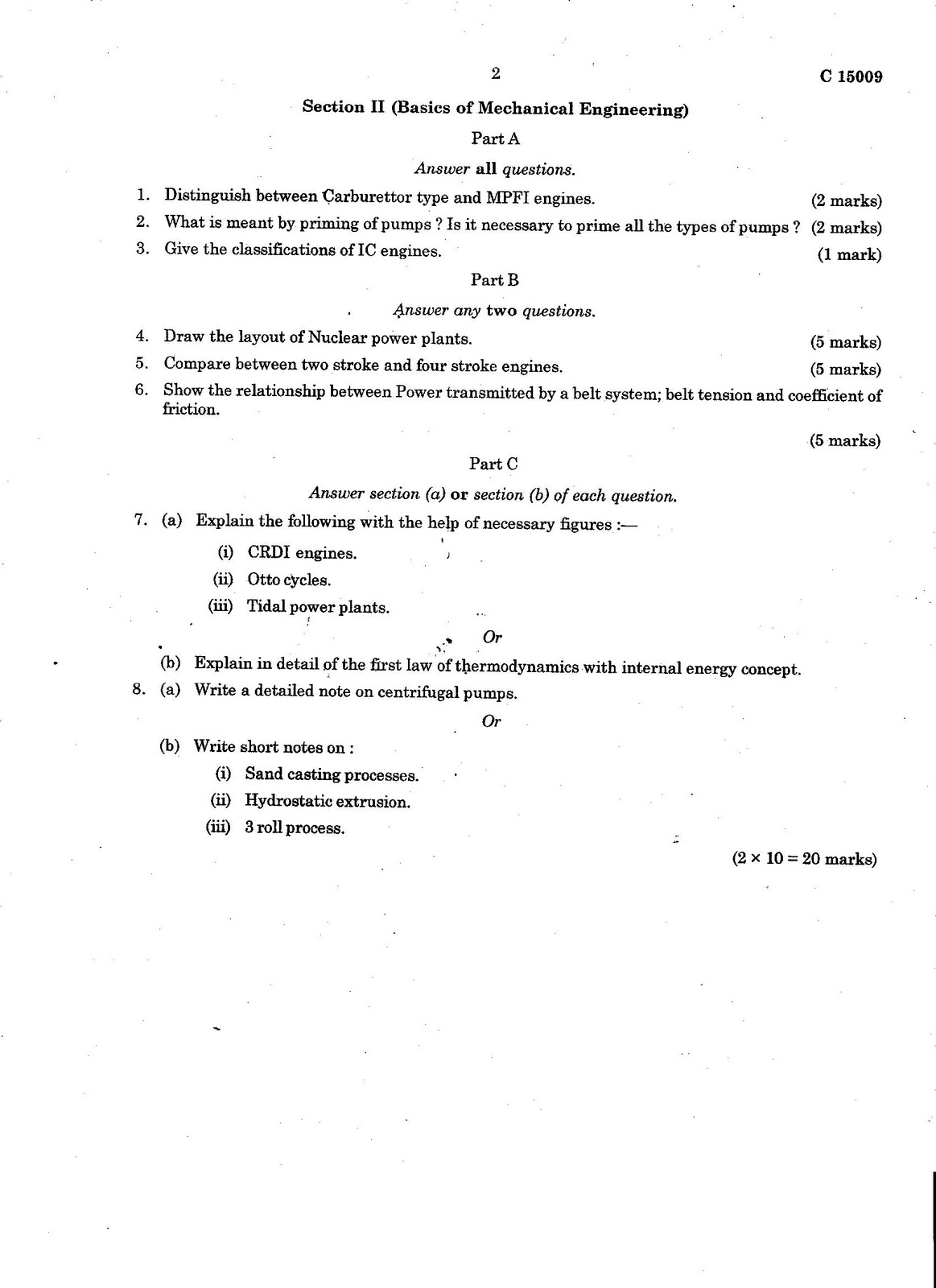 University Degree: Calicut University Degree Question Papers