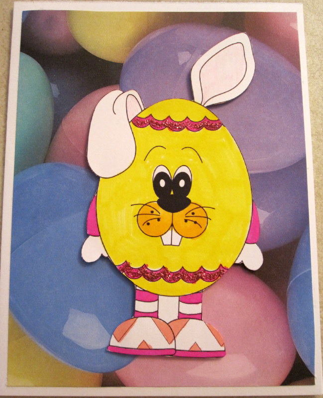 She's a Sassy Lady: Digital Children's Easter Cards