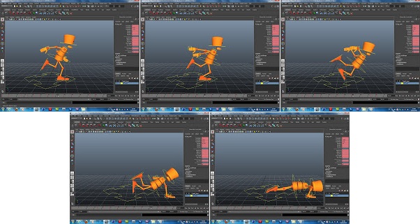 Mark Howlings - Character Design and Animation: Run Cycle Practise