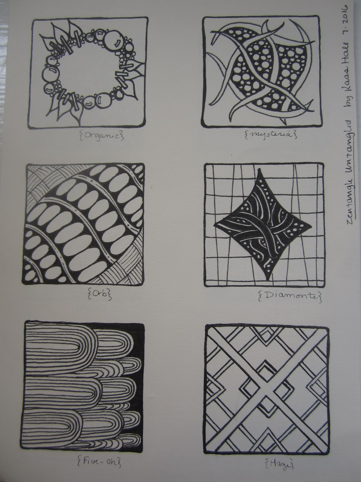 Drawing near: Zentangle Untangled