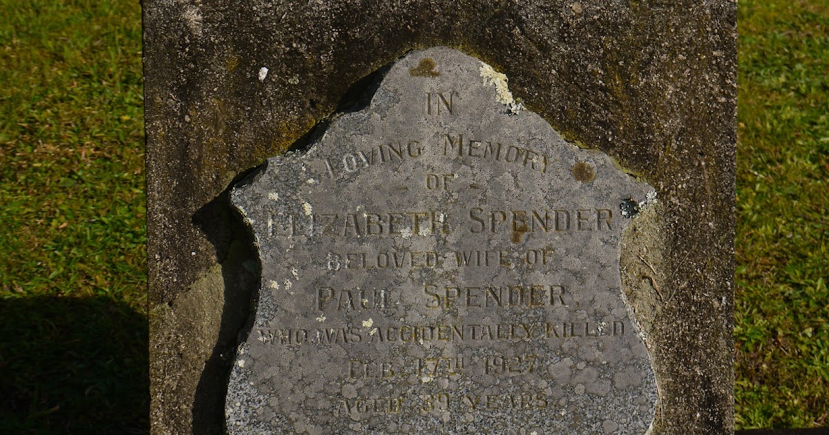 In Loving Memory: Elizabeth Spender, 1888-17/2/1927