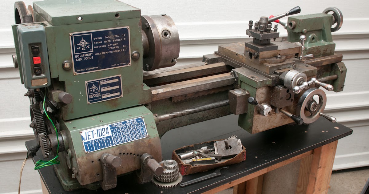My New 30-year Old Jet 1024 Lathe | Yuriy's Toys