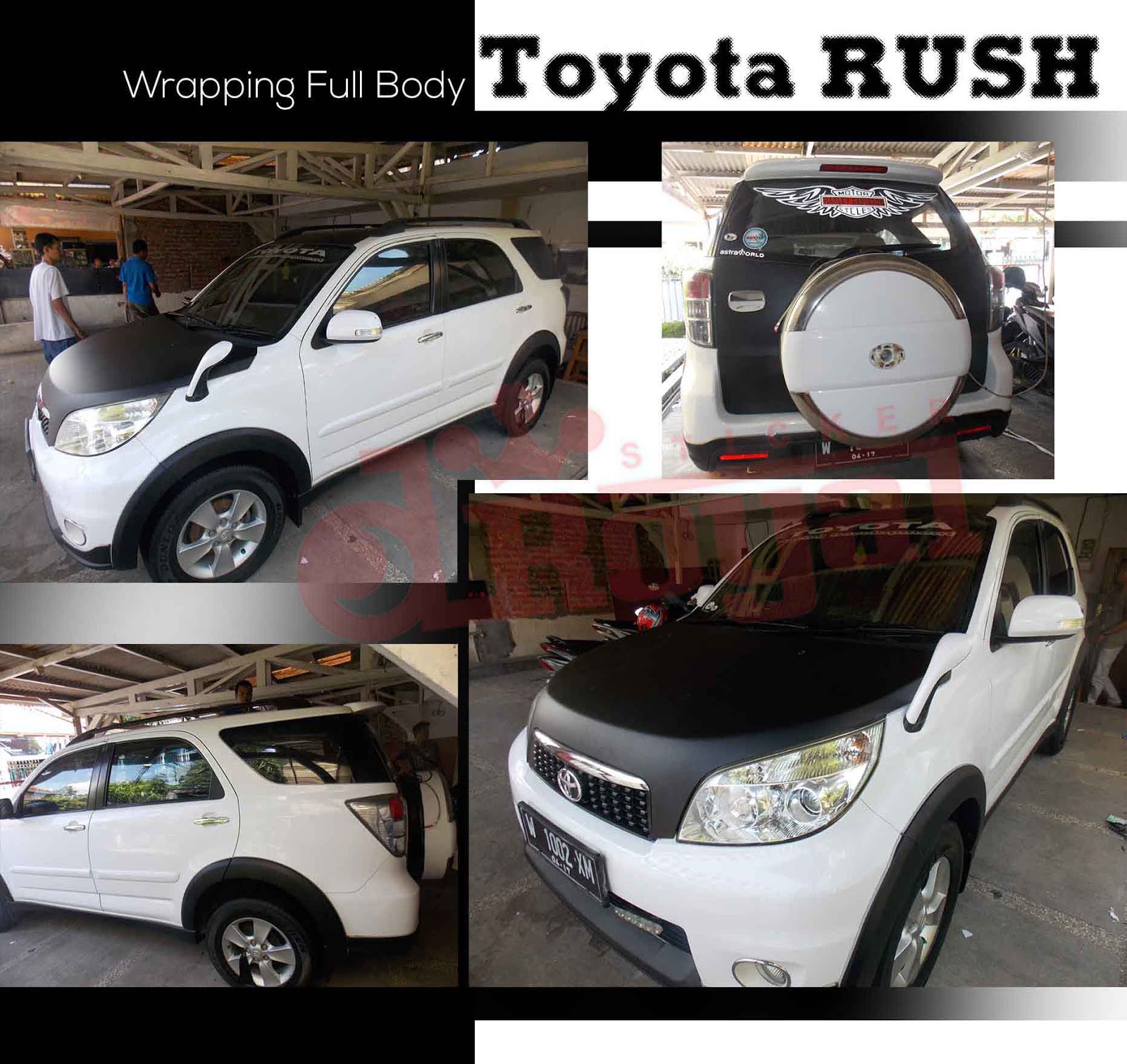 Gambar Modif Toyota Rush Putih Terlengkap | Modifikasi Mobil Sedan