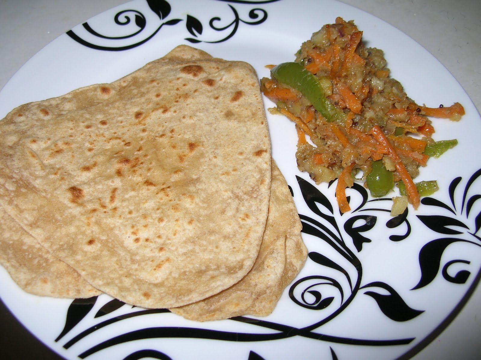 Mallika's Kitchen: Easy Indian Veg stir fry