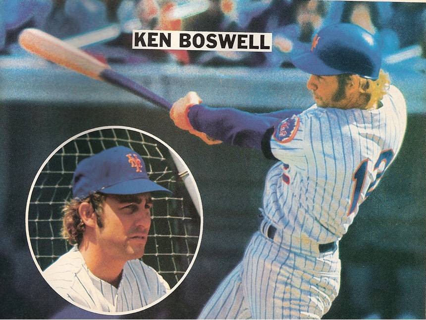 Ken Boswell: Second Baseman On Two Mets World Series Teams (1967-1974)