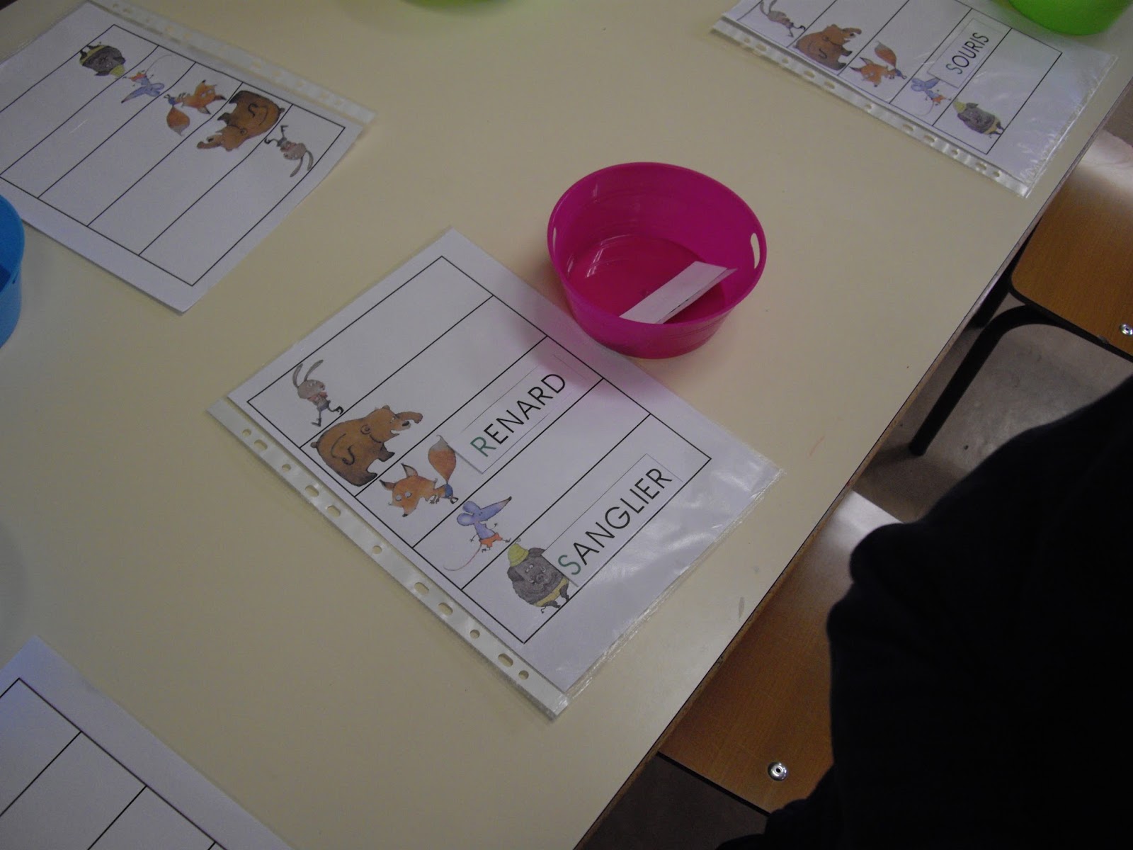 Trousse et Cartable: La moufle - exploitation PS