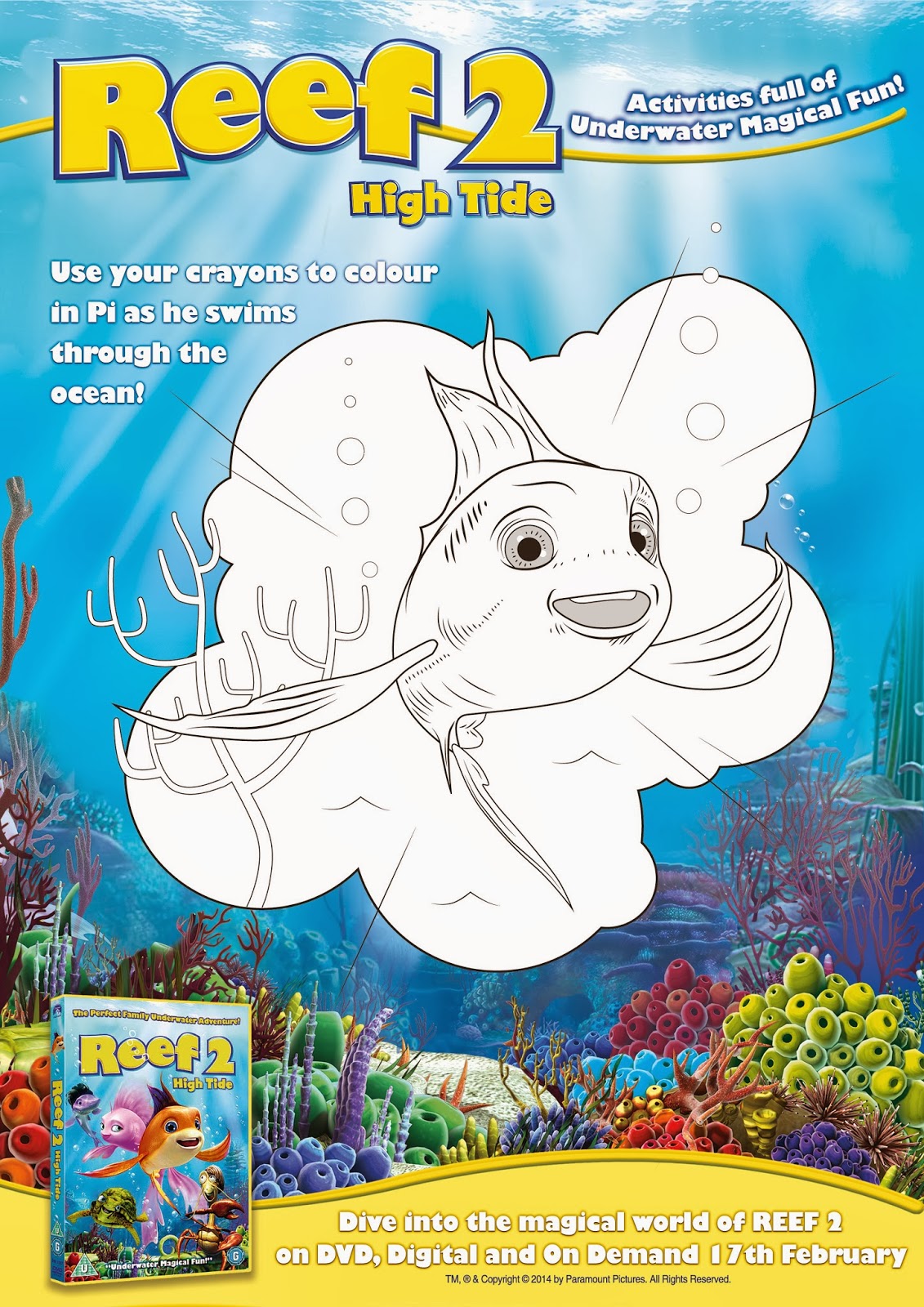 Reef 2: High Tide DVD Released 17th February Plus Free Printables ...