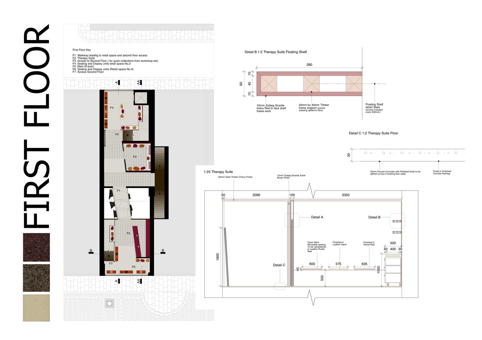 Interior Design Portfolio: Luxe // Shoe Shop (Final Degree Project)