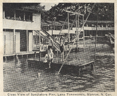 Monroe, North Carolina - Miscellaneous History: Lake Tonawanda