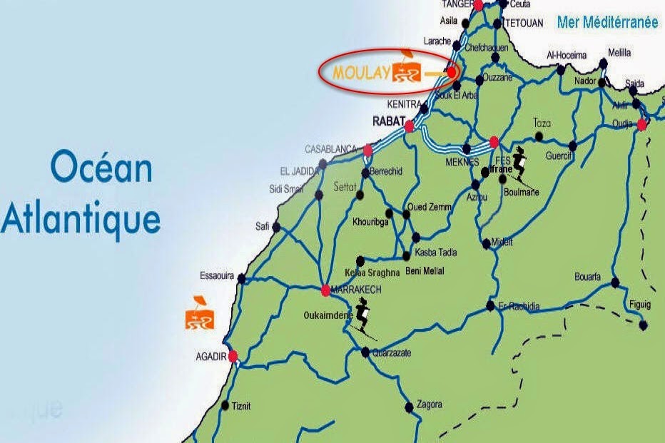 Voyages au Maroc: MEKNES - MOULAY BOUSSELHAM (1)