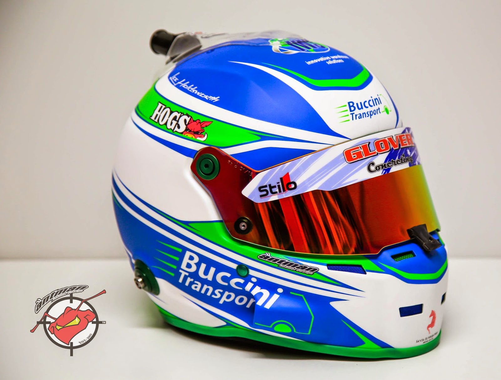 Racing Helmets Garage: Stilo ST5 L.Holdsworth 2015 by Antman Helmet Design