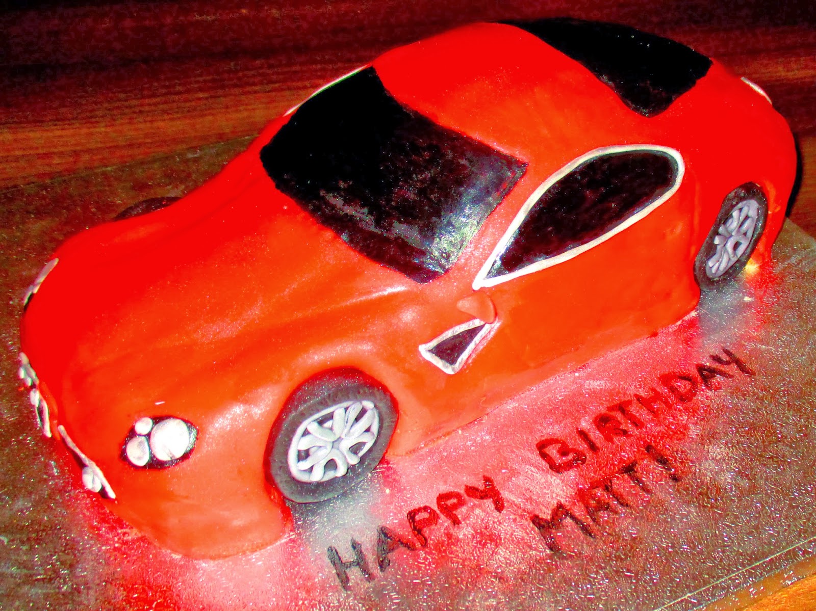 Bakes by Liddie: Alfa Romeo Birthday Cake