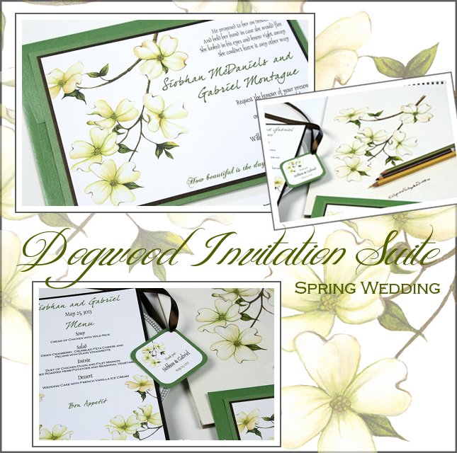 Wedding Blossoms: Spring Wedding Invitations