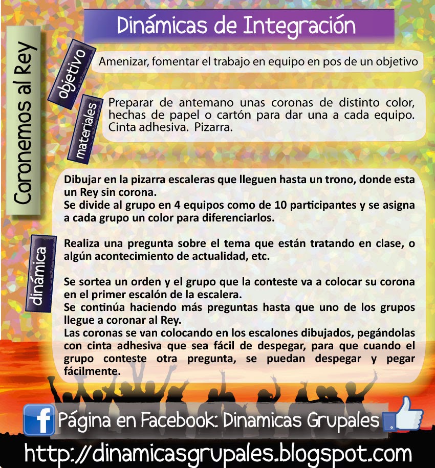 Dinámicas Grupales, Dinámicas de Grupo, Juegos Grupales