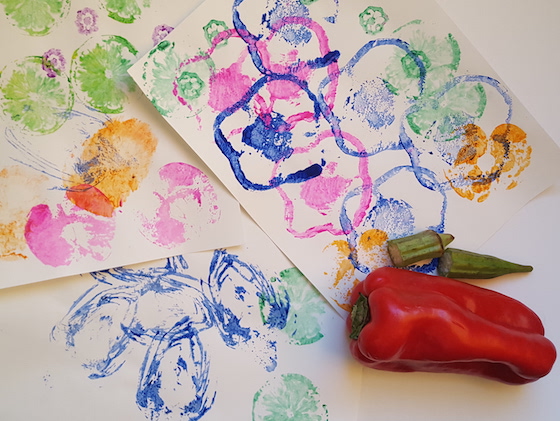 Art with Kids: Vegetable Prints