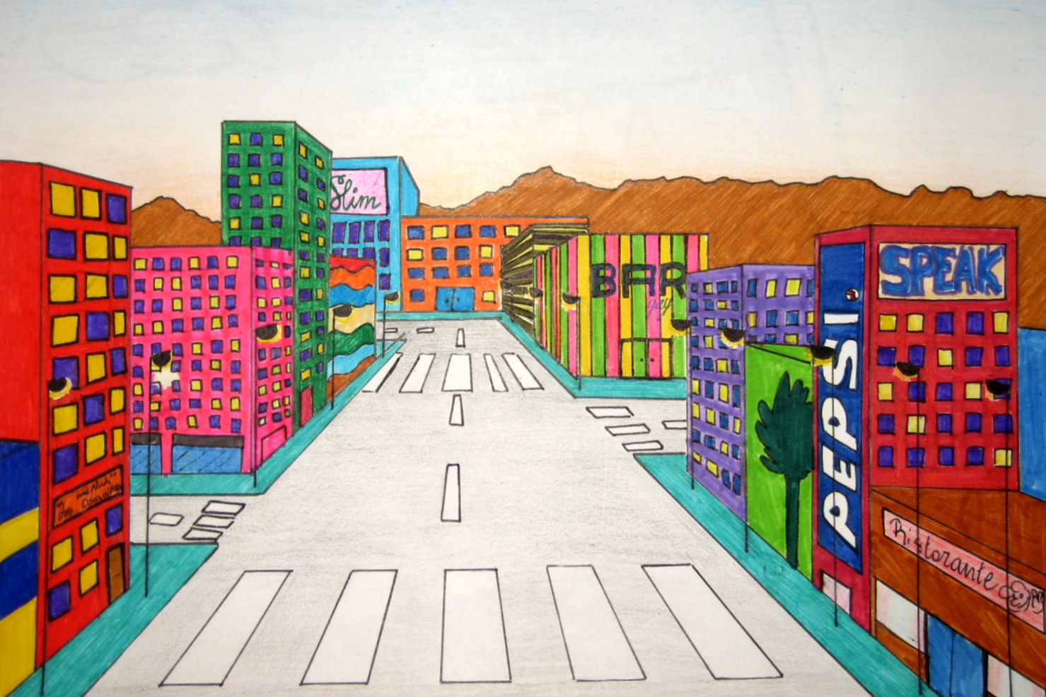 el rincón de senda: Perspectiva Cónica.