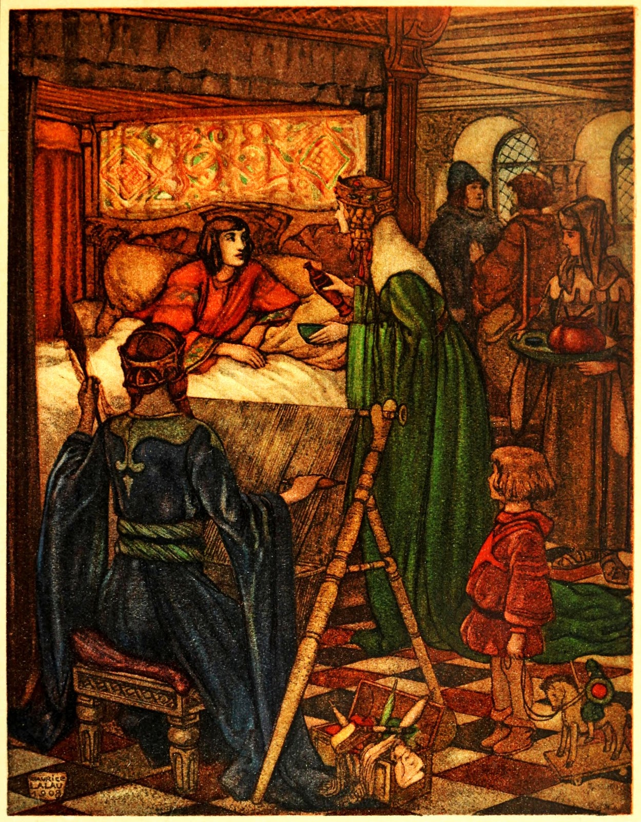 Art of Narrative: Maurice Lalau ~ The Romance of Tristram and Iseult