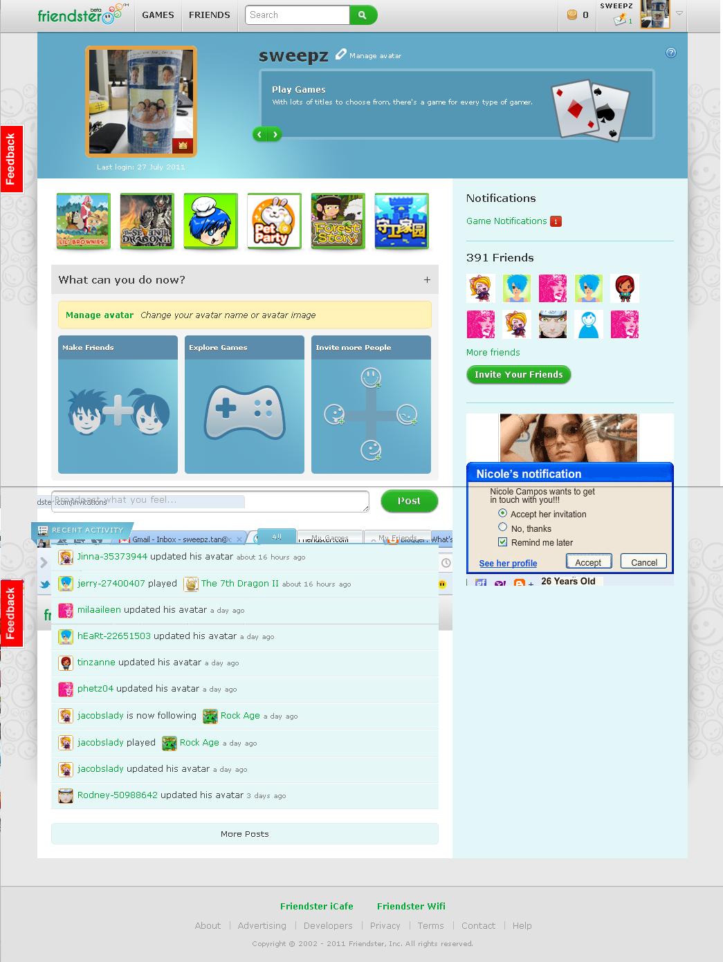What's In My Head: Friendster's new look