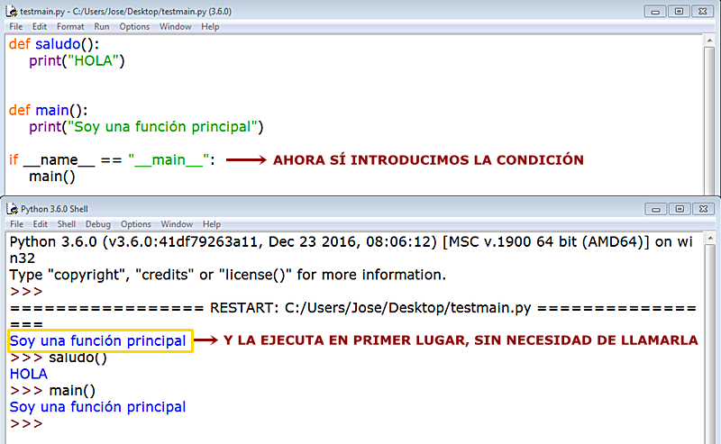 APRENDER A PROGRAMAR CON PYTHON: LA FUNCIÓN MAIN()