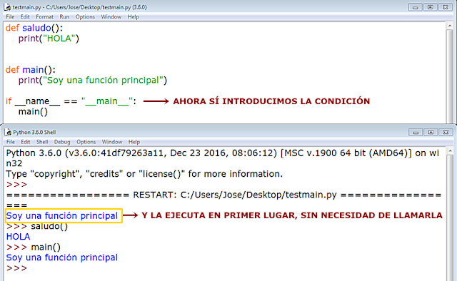 APRENDER A PROGRAMAR CON PYTHON: LA FUNCIÓN MAIN()