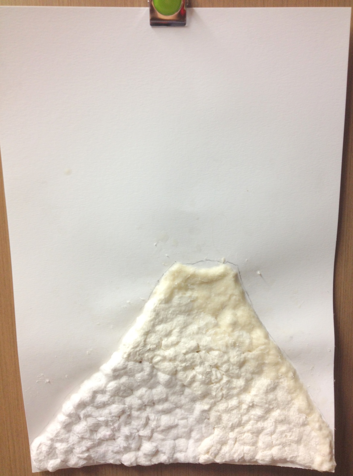 Volcano's from Tissue Paper