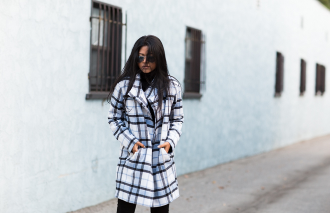 POWDER BLUE COAT - Walk In Wonderland