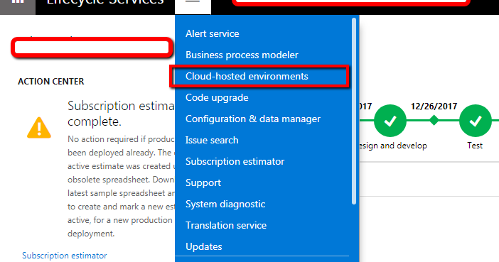 Dynamics 365 Finance & Operations Talk: VM Development server using LCS