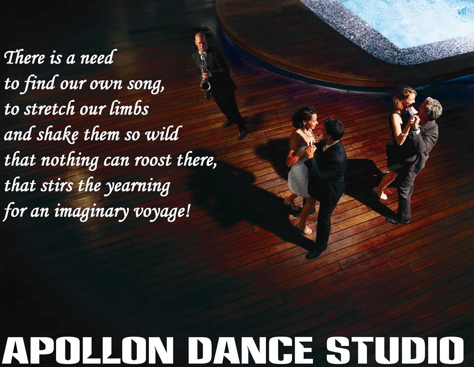 Apollon dance studio: The Yearning For An Imaginary Voyage!!!