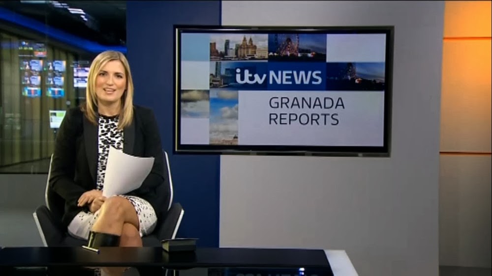 UK Regional News Caps: Sarah Rogers - ITV Granada