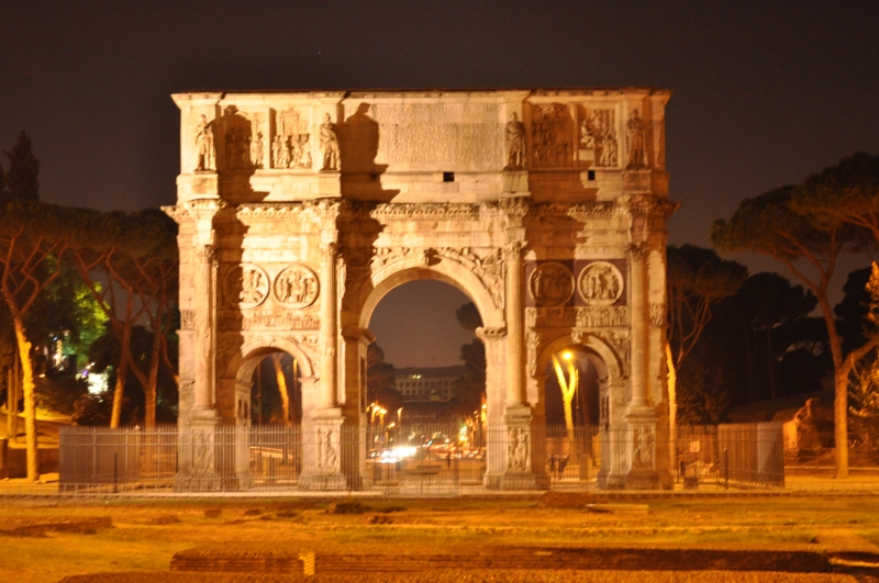 O Arco de Constantino - Roma