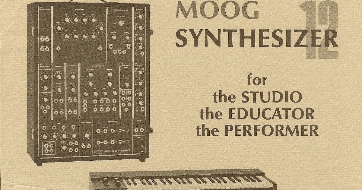 MATRIXSYNTH: 1972 Moog Model 12 Synthesizer Ad/Spec Sheet