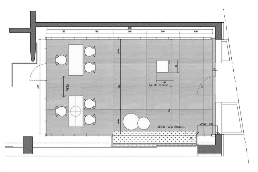 loos: Ejemplos de plantas y cortes Esc. 1:100