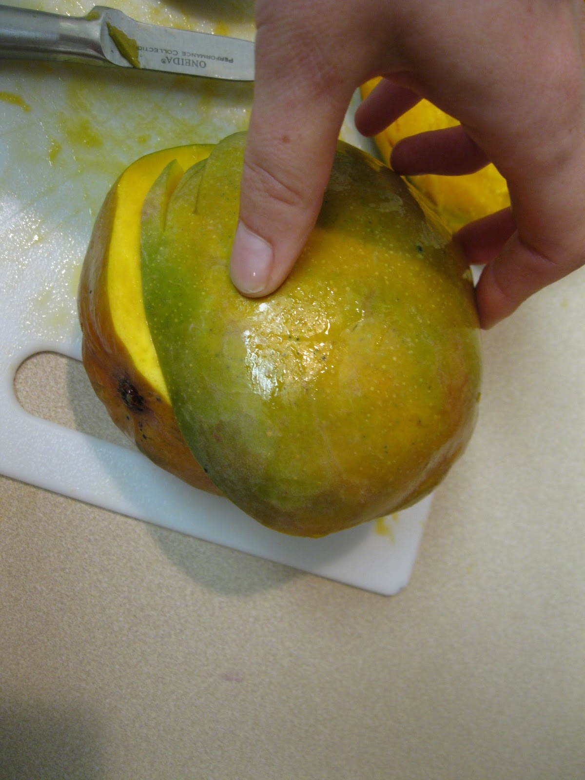 So There.: How To Peel a Mango - Step by Step Tutorial with Photos