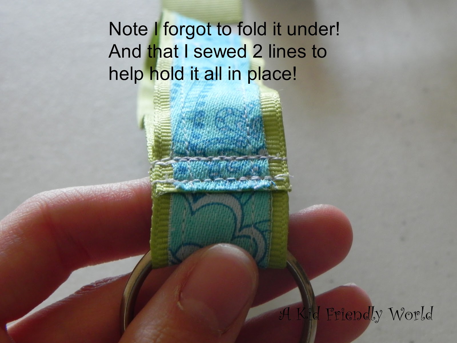 A Kid Friendly World: Key Fob Tutorial
