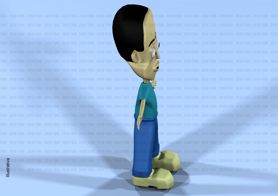 Designer / Modelagem 3D: Boneco