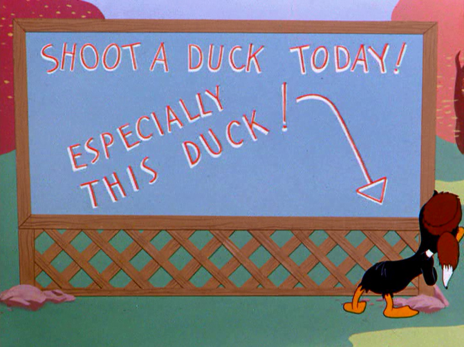 Likely Looney, Mostly Merrie: 389. My Favorite Duck (1942)
