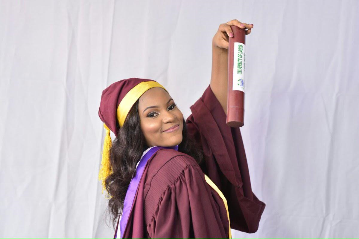 Photos: Young Nigerian woman graduates with First Class in Economics ...